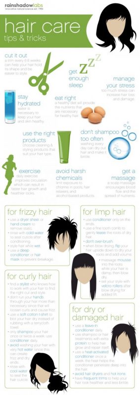 24 Hair Care Tips And Tricks 42 Hair Care Infographics